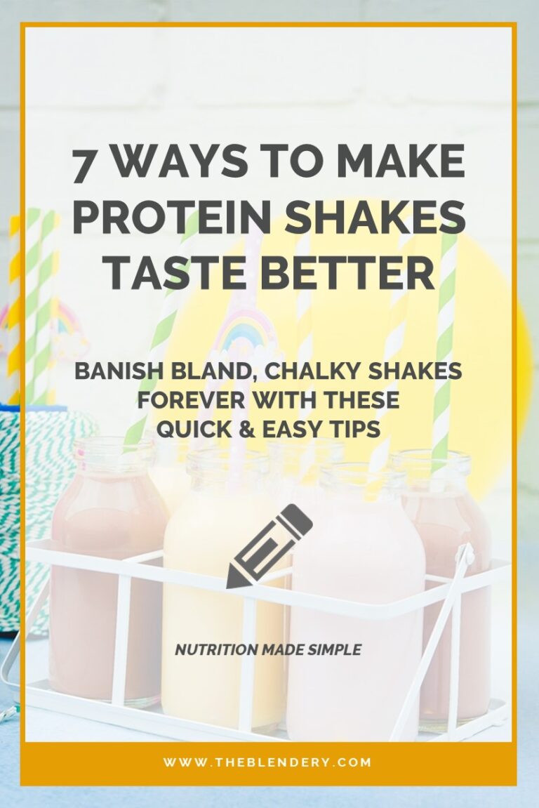 7 Easy Ways To Make Protein Shakes Taste Better