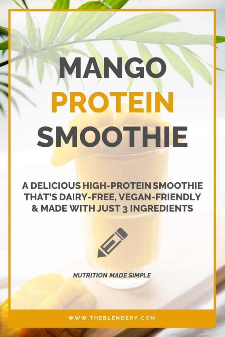 Tasty Mango Protein Smoothie - Easy 3-Ingredient Recipe